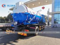 China Dongfeng 170HP 10000L Vacuum Sewage Suction Truck 10Tons Sewer Cleaning for sale