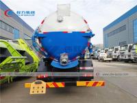 China Dongfeng 170HP 10000L Vacuum Sewage Suction Truck 10Tons Sewer Cleaning for sale