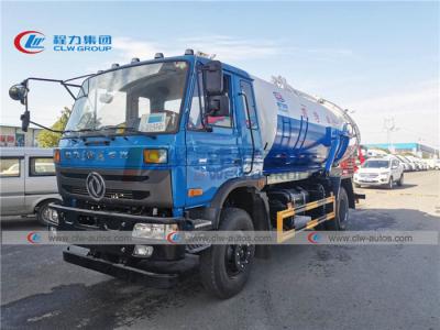 China Dongfeng 170HP 10000L Vacuum Sewage Suction Truck 10Tons Sewer Cleaning for sale