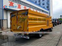 China ISUZU 4X2 Vacuum Road Sweeper Truck 4cbm Garbage 5cbm Water Left Hand Drive for sale