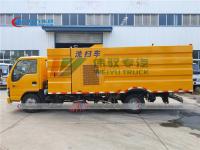 China ISUZU 4X2 Vacuum Road Sweeper Truck 4cbm Garbage 5cbm Water Left Hand Drive for sale