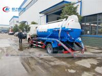 China Dongfeng 120HP 6cbm Vacuum Sewage Suction Truck 6000L Tanker for sale