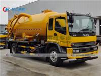 China ISUZU FTR 12T Vacuum Sewer Jetter Truck Jurop PN130D Pump 12000L for sale