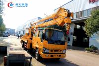 China ISUZU 4x2 Hydraulic Foldable Knuckle Boom Truck 22m Aerial Work Platform for sale