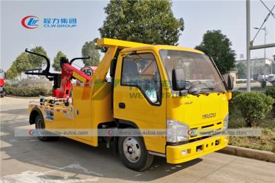 China ISUZU 100P 98HP 3 Ton Underlift Wrecker Tow Truck 4x2 Euro III for sale