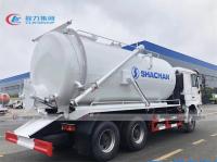 China Shacman F3000 6X4 20m³ Vacuum Sewer Suction Truck with 340HP Engine and 20000L Capacity for sale