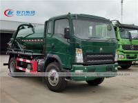China Sino Howo 5 Ton Vacuum Septic Truck 5000L with Italy Pump for sale