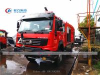 China Sinotruk Howo 4x4 Offroad Fire Rescue Truck with 5000-6000L Water Tank and 2000L Foam Tank for sale