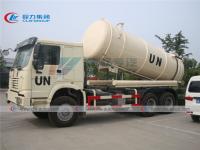 China Sinotruk Howo 6x6 10000L 12000L Sewer Cleaning Vacuum Tanker Truck Full Wheel Drive for sale