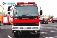 China ISUZU CXA 6X4 Left Hand Drive 10000L Fire Fighting Truck with 60L/S Pump and Euro IV Engine for sale