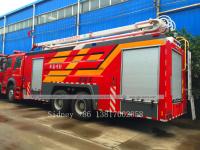 China Sinotruk Howo 6X4 Fire Truck with 10,000L Water Tank and 18-25m Aerial Tower for Industrial Fire Protection for sale
