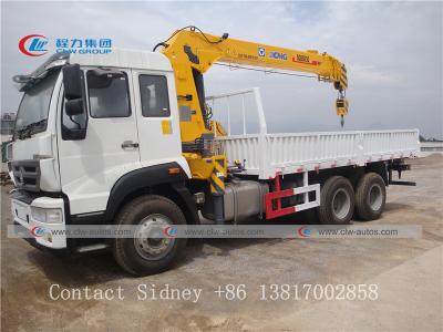 China Sinotruk Howo 6x4 8 Ton 10 Wheel Truck Mounted Telescopic Boom Crane 8000kg for sale