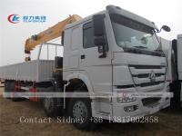China Sinotruk Howo 6x4 8 Ton 10 Wheel Truck Mounted Telescopic Boom Crane 8000kg for sale