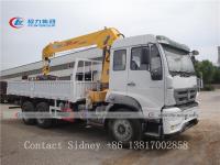 China Sinotruk Howo 6x4 8 Ton 10 Wheel Truck Mounted Telescopic Boom Crane 8000kg for sale