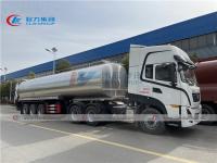 China 30000L SS304 Fresh Milk Transport Tanker Semi Trailer 3 Axles 30CBM for sale