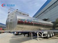 China 30000L SS304 Fresh Milk Transport Tanker Semi Trailer 3 Axles 30CBM for sale
