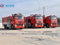 China ISUZU GIGA 6x4 10 Wheel 12m3 Dry Powder Fire Fighting Truck 12000L 380HP for sale