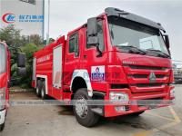 China Sinotruk Howo 6X4 336HP Fire Fighting Truck with 10,000L Water and 2,000L Foam Capacity for sale