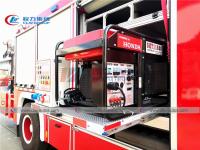China Howo 4x2 Emergency Rescue Fire Truck 280HP with 5Ton Folding Crane for sale