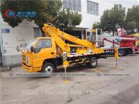 China JMC 4x2 Telescopic Aerial Work Platform Truck with 16m Height and 200kg Capacity for sale