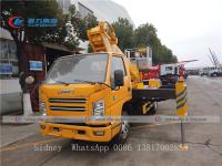 China JMC 4x2 Telescopic Aerial Work Platform Truck with 16m Height and 200kg Capacity for sale