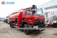China Dongfeng 170HP 8m3 Carbon Steel Water Tanker Fire Brigade Truck for sale