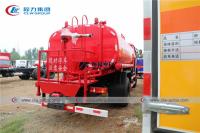 China Dongfeng 170HP 8m3 Carbon Steel Water Tanker Fire Brigade Truck for sale