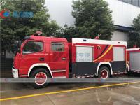 China Dongfeng 3500L Water Tank Fire Fighting Truck LHD RHD Double Row 4x2 120HP for sale