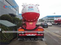 China 27.5cbm Carbon Steel Tanker 3 Axle Semi Trailer for Bulk Cement Dry Powder for sale