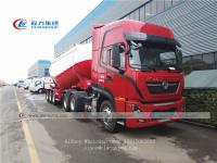 China 27.5cbm Carbon Steel Tanker 3 Axle Semi Trailer for Bulk Cement Dry Powder for sale