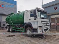 China Sinotruk Howo 6x4 371HP 20000L Vacuum Sewer Jetting Truck RHD for sale