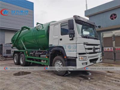 China Sinotruk Howo 6x4 371HP 20000L Vacuum Sewer Jetting Truck RHD for sale