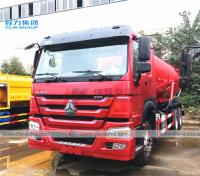 China Howo 336HP 20000L Sewer Cleaning Truck with Italy Moro Kaiser Vacuum Pump for sale