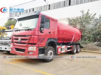 China Howo 336HP 20000L Sewer Cleaning Truck with Italy Moro Kaiser Vacuum Pump for sale