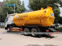 China Howo 371HP 6x4 Vacuum Sewer Suction Truck 20CBM Carbon Steel Tank for sale