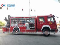 China Sinotruk Howo 290HP 5 Ton Heavy Rescue Fire Truck with Winch and Crane for sale