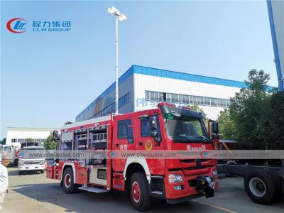 China Sinotruk Howo 290HP 5 Ton Heavy Rescue Fire Truck with Winch and Crane for sale