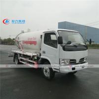 China Right Hand Drive Dongfeng 95HP 4m³ Septic Vacuum Truck with 4000L Capacity and 80m Suction Range for sale