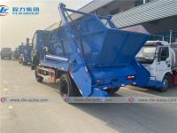 China Dongfeng 170HP 8m3 Carbon Steel Skip Loader Garbage Truck Hydraulic for sale