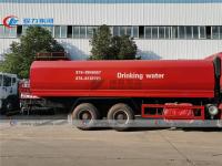 China Shacman F3000 20000L Stainless Steel Drinking Water Tanker Truck 6x4 for sale