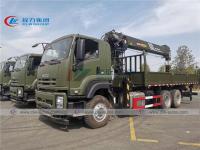 China ISUZU GIGA 10-Wheel 16-Ton Truck Mounted Palfinger SPS4000 Straight Boom Crane for sale