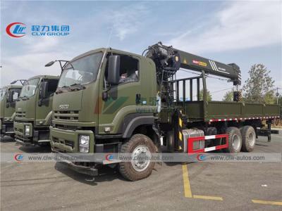 China ISUZU GIGA 10-Wheel 16-Ton Truck Mounted Palfinger SPS4000 Straight Boom Crane for sale