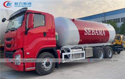China ISUZU GIGA 6x4 350HP 20m3 10 Tons LPG Transport Truck for sale