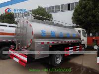 China Dongfeng 4x2 6m3 8m3 Stainless Steel Tank Milk Delivery Truck 6000L 8000L for sale