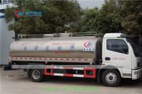 China Dongfeng 4x2 6m3 8m3 Stainless Steel Tank Milk Delivery Truck 6000L 8000L for sale