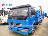 China 5cbm Dongfeng Swing Arm Garbage Truck Self Loading 4 Ton Skip Loader Hydraulic Lifting for sale