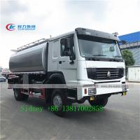 China Sinotruk Howo 4x4 Off Road 290HP Fuel Tanker Truck with 5000L Capacity and Pump System for sale