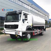 China Sinotruk Howo 4x4 Off Road 290HP Fuel Tanker Truck with 5000L Capacity and Pump System for sale