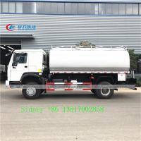 China Sinotruk Howo 4x4 Off Road 290HP Fuel Tanker Truck with 5000L Capacity and Pump System for sale