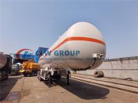 China ASME Q345R 16.1 Bar 54000 Liters 25MT LPG Tanker Trailer for Propane Transport for sale